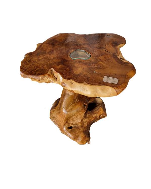 Indonesian Teak Root Bar Table - One World Bazaar