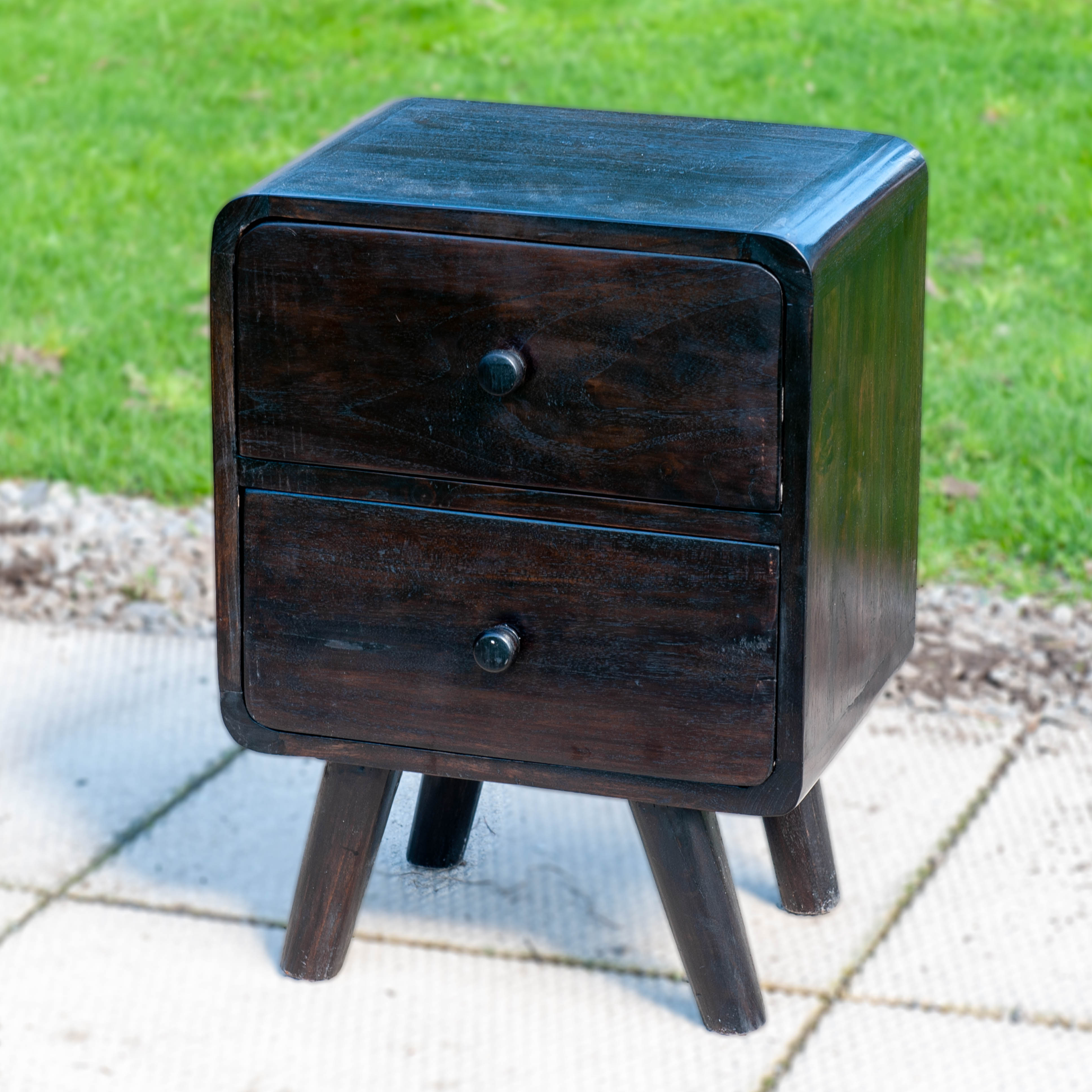 Teak MCM Night Stand – One World Bazaar