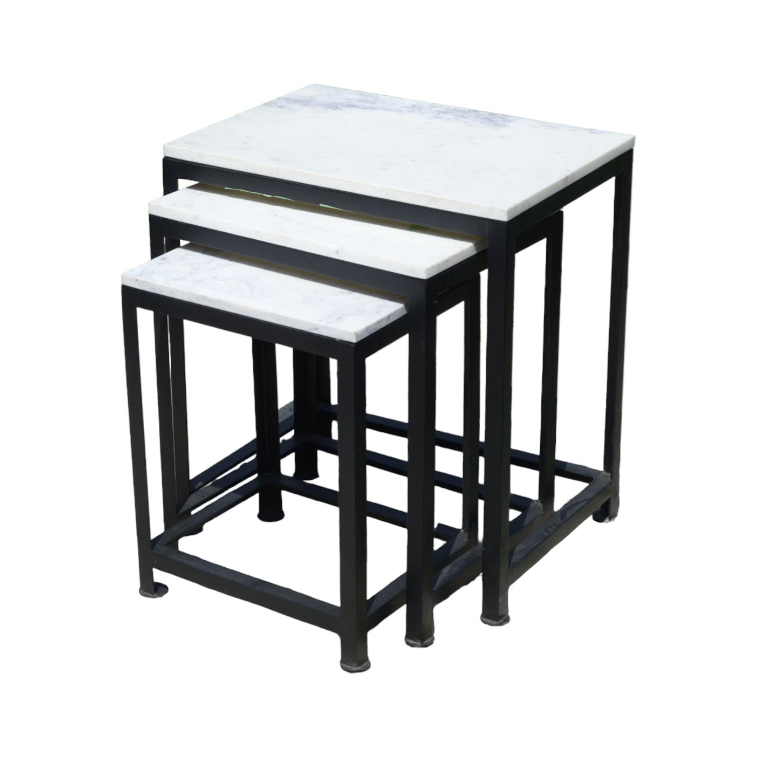 Marble Nesting Table - Set of 3 – One World Bazaar